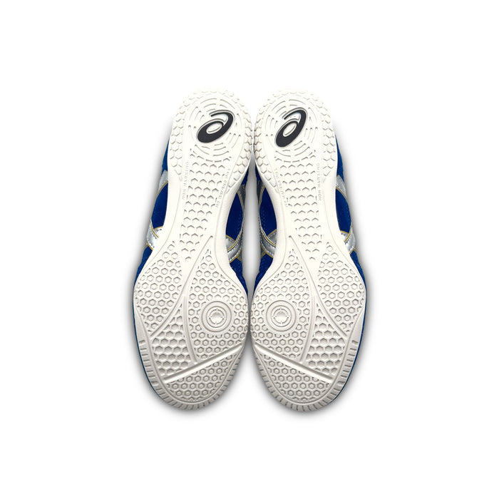 ASICS EX-EO wrestling shoes blue/silver | WrestlerStore